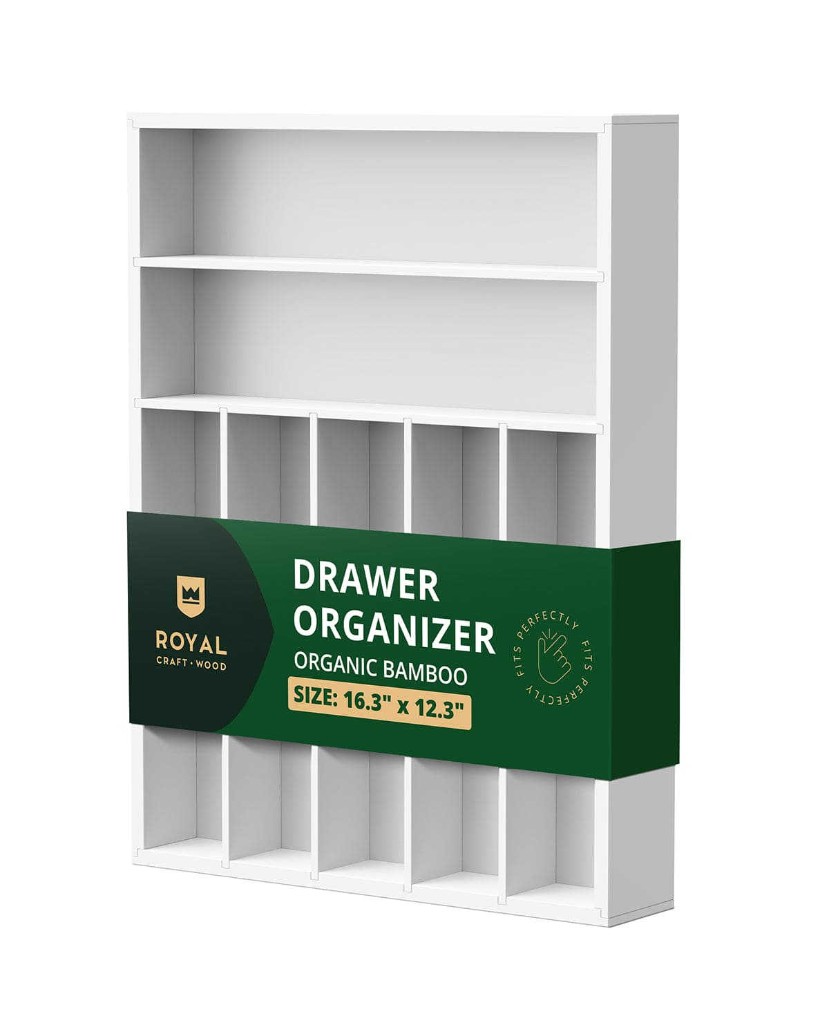 Basic Silverware Drawer Organizer, White – SustainiMart LLC